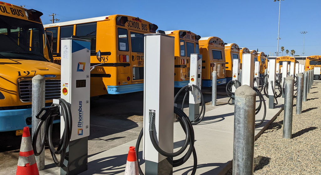 Twin Rivers Unified Unveils Electric School Bus Charging Depot | Rio ...